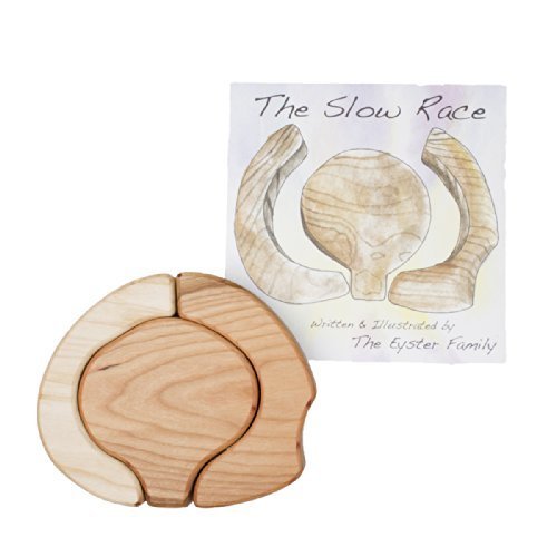 The Slow Race: 3 Piece Toddler Wood Puzzle with Story Booklet by Jason ...