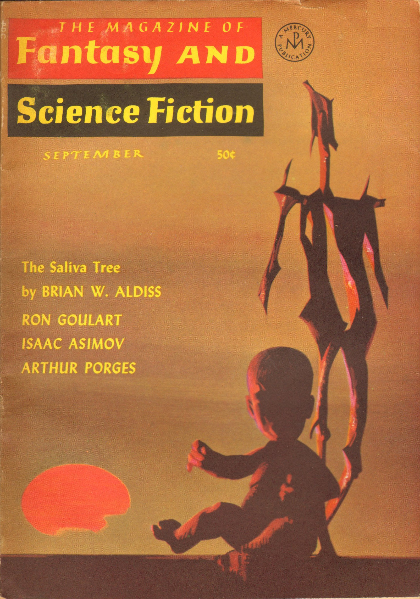 The Magazine of Fantasy and Science Fiction, September 1965 by Joseph W ...