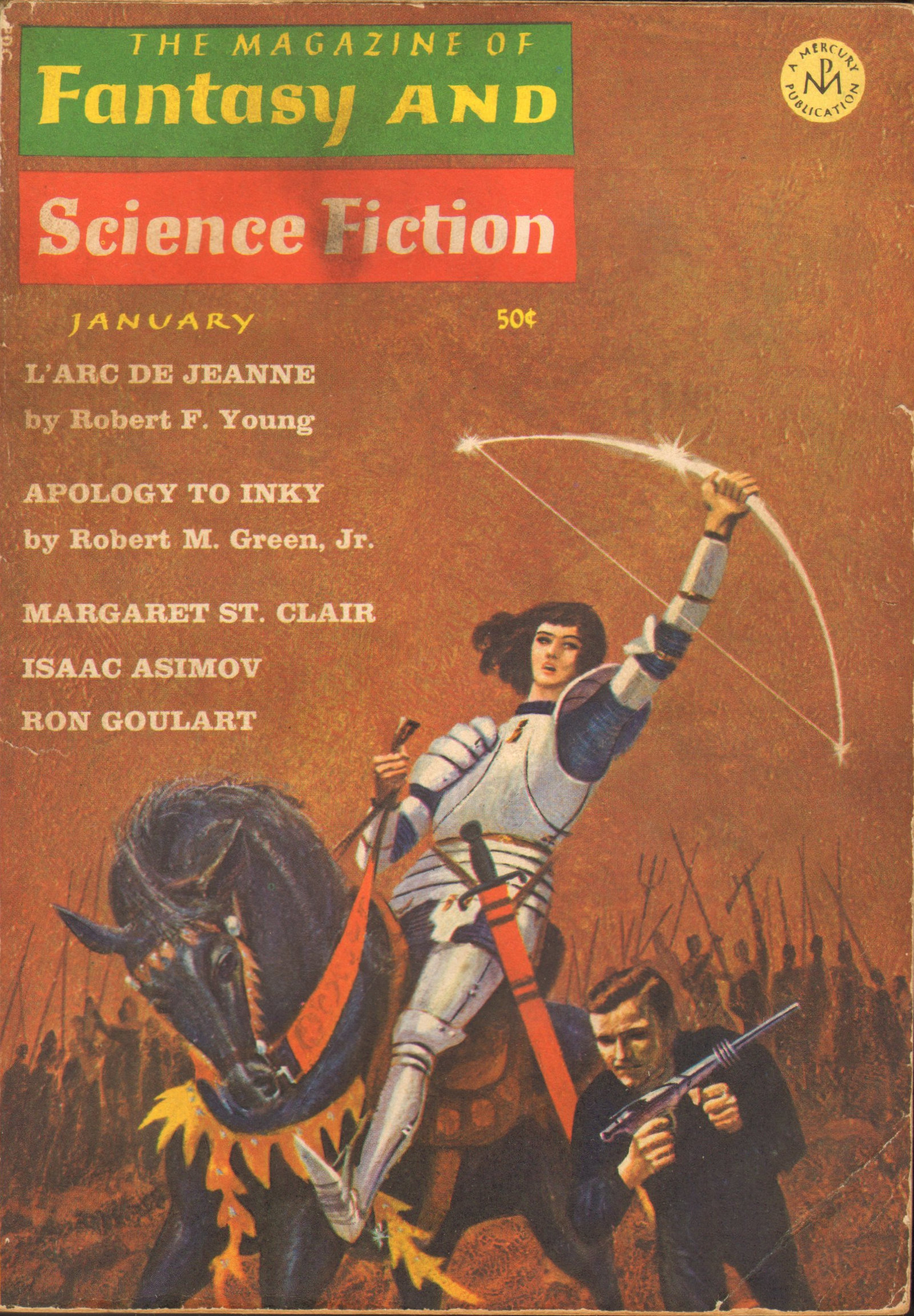 The Magazine of Fantasy and Science Fiction, January 1966 by Edward L ...