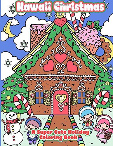 Kawaii Christmas: A Super Cute Holiday Coloring Book by Mindful ...