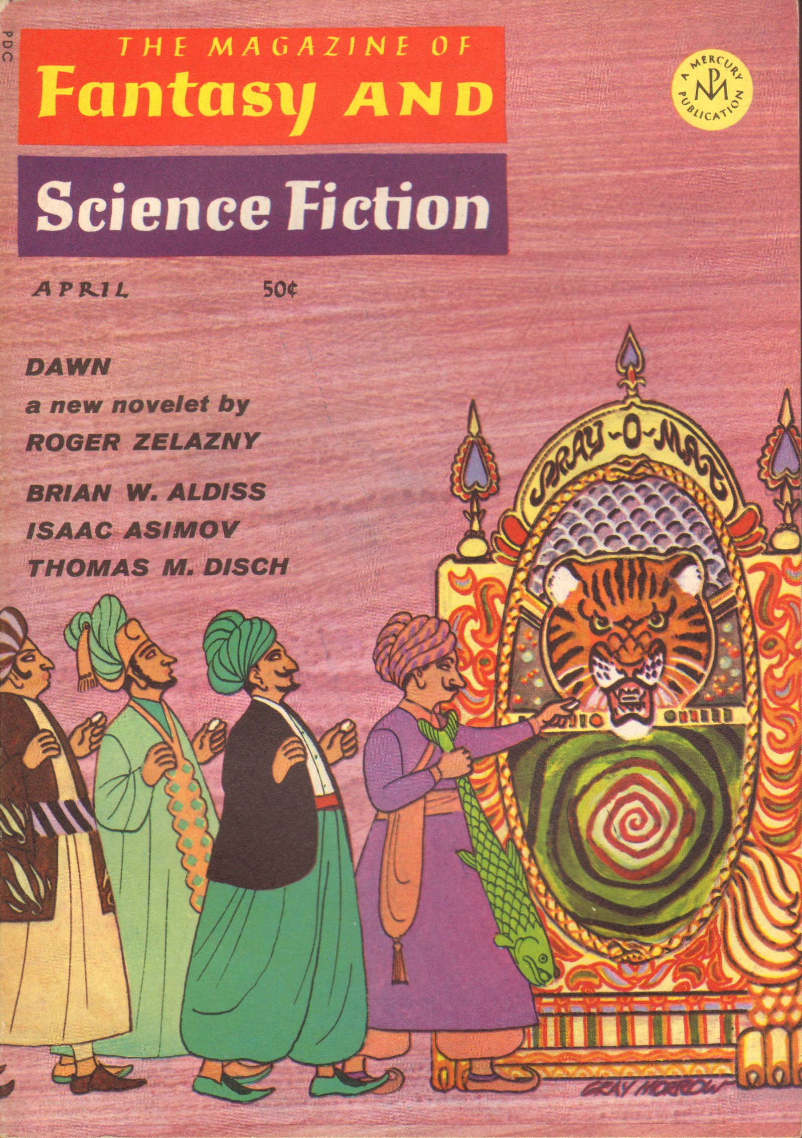 The Magazine of Fantasy and Science Fiction, April 1967 by Edward L ...