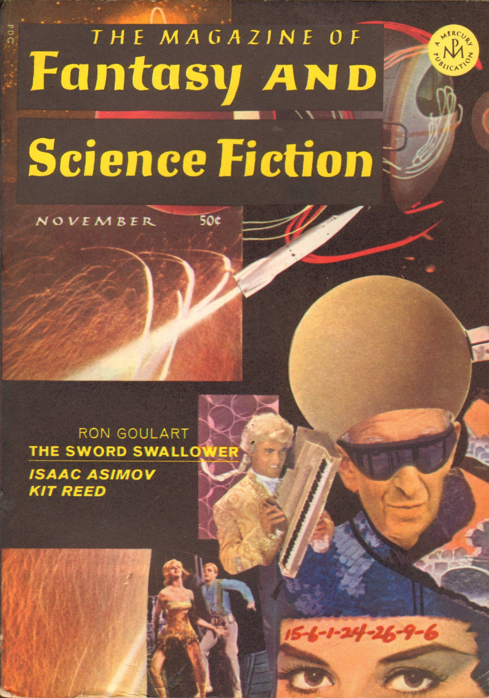 The Magazine of Fantasy and Science Fiction, November 1967 by Edward L ...