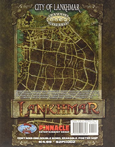 Lankhmar Map Pack: City of Lankhmar and World of Nehwon by Pinnacle ...