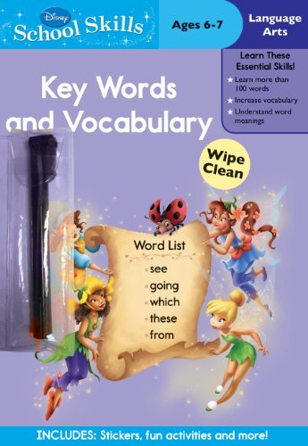 Disney School Skills: Fairies Sight Words and Vocabulary by Parragon ...