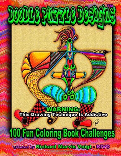 Doodle Puzzle Designs: 100 Fun Coloring Book Challenges by Richard ...