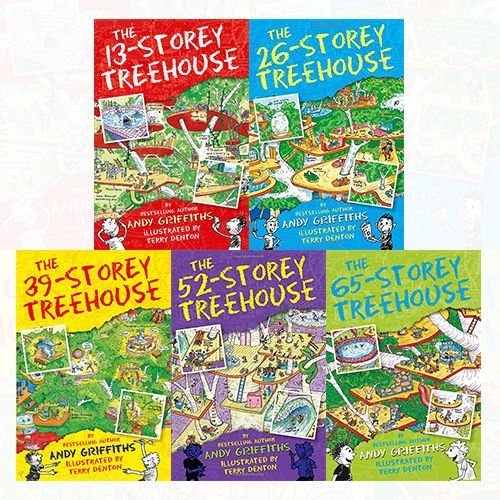 Treehouse Books Collection Andy Griffiths 5 Books Bundle by Andy ...