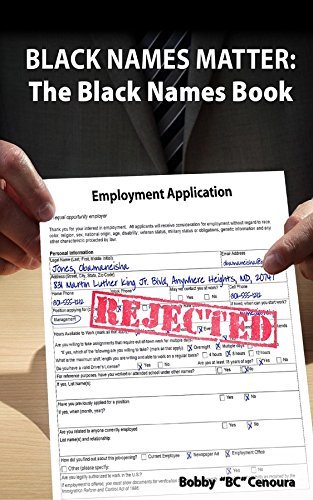 Black Names Matter: The Black Names Book by Bobby Cenoura | Goodreads