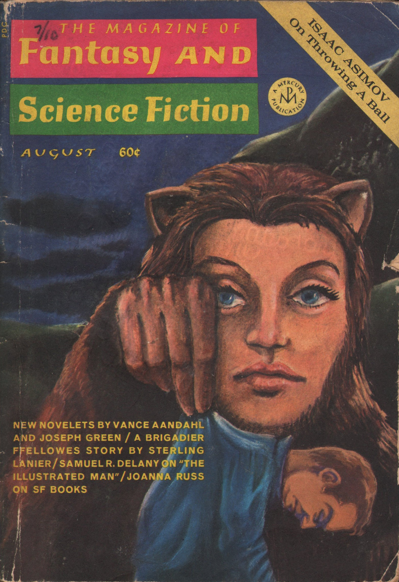 The Magazine of Fantasy and Science Fiction, August 1969 by Edward L ...