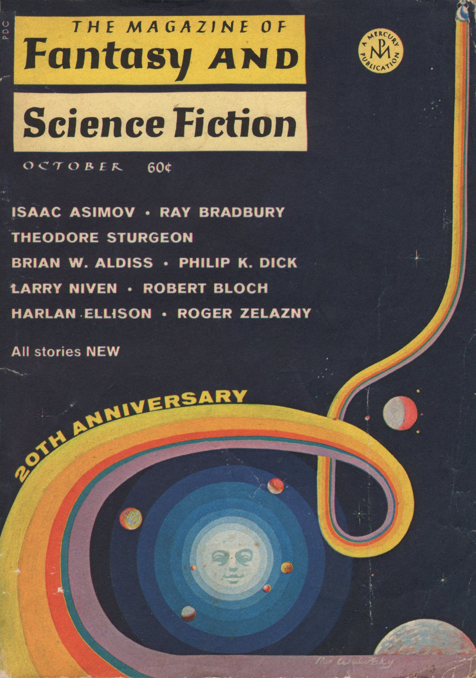 The Magazine of Fantasy and Science Fiction, October 1969 by Edward L ...