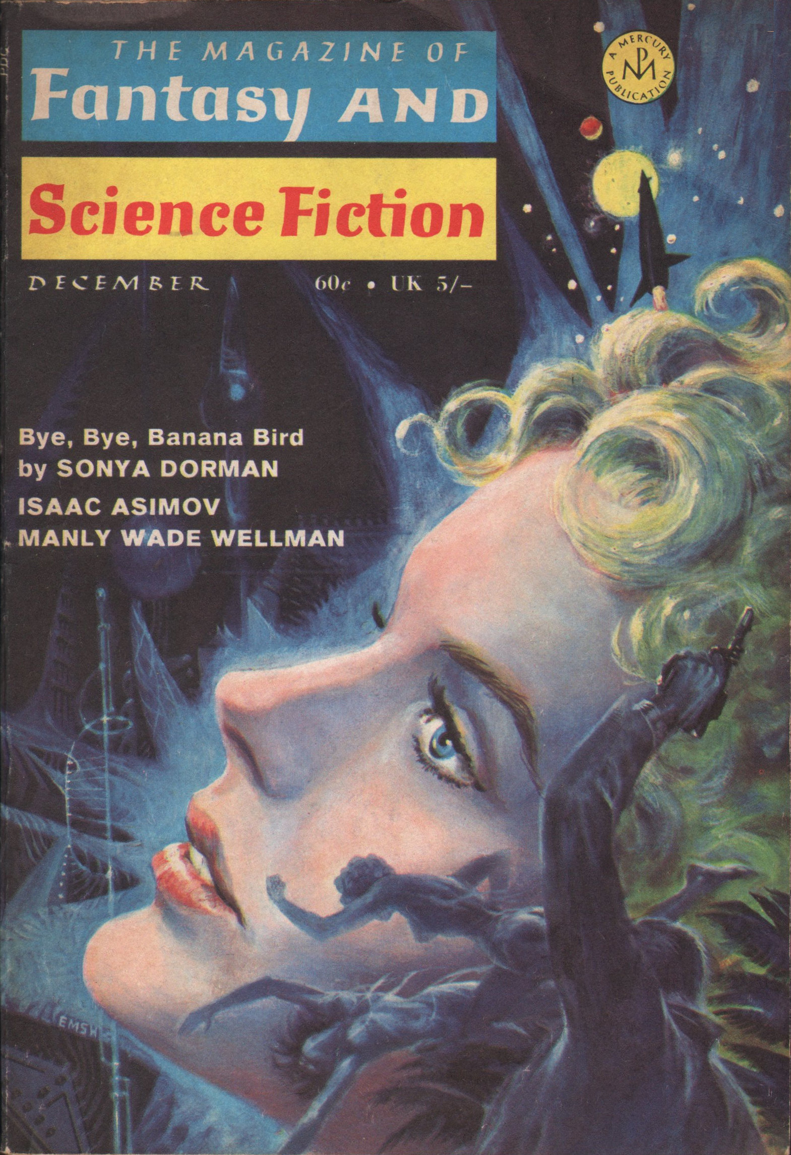 The Magazine of Fantasy and Science Fiction, December 1969 by Edward L ...