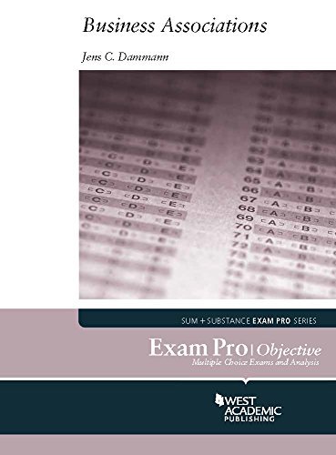 Exam Pro on Business Associations, Objective by Jens Dammann | Goodreads