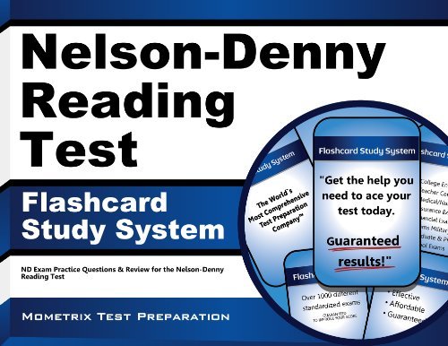 Nelson-Denny Reading Test Flashcard Study System: ND Exam Practice ...