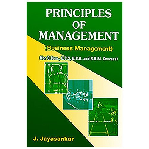 Principles of Management by J.Jayasankar | Goodreads