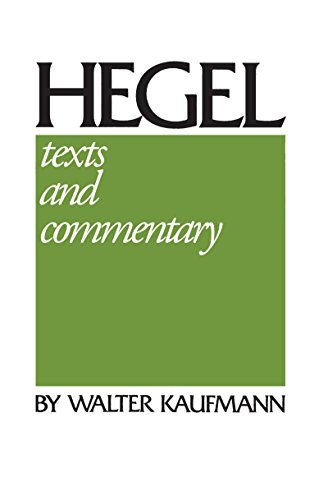 Hegel: Texts and Commentary by Georg Wilhelm Friedrich Hegel | Goodreads