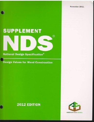 Supplement NDS National Design Specification. Design Values for Wood ...