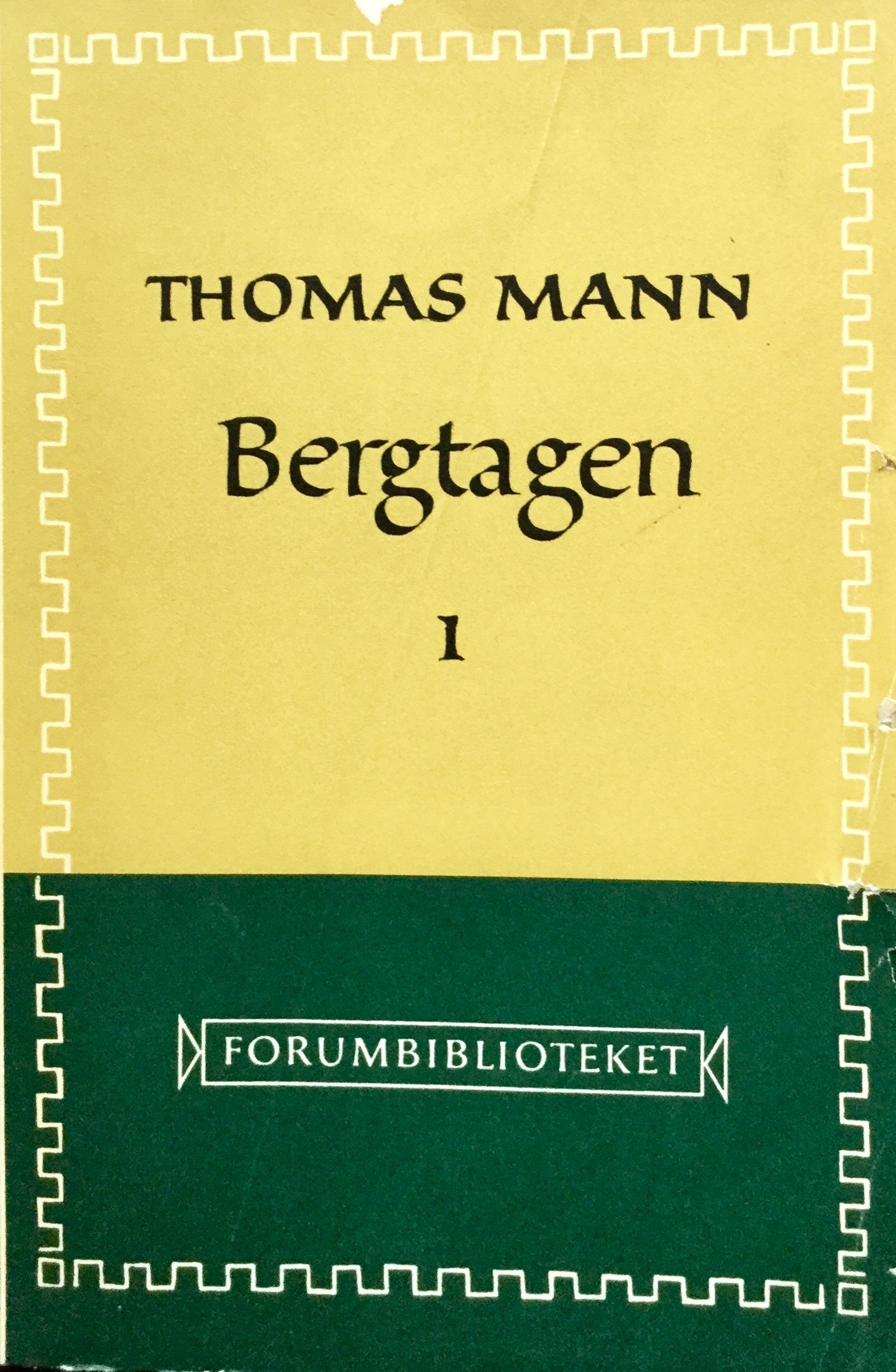 Bergtagen I by Thomas Mann | Goodreads