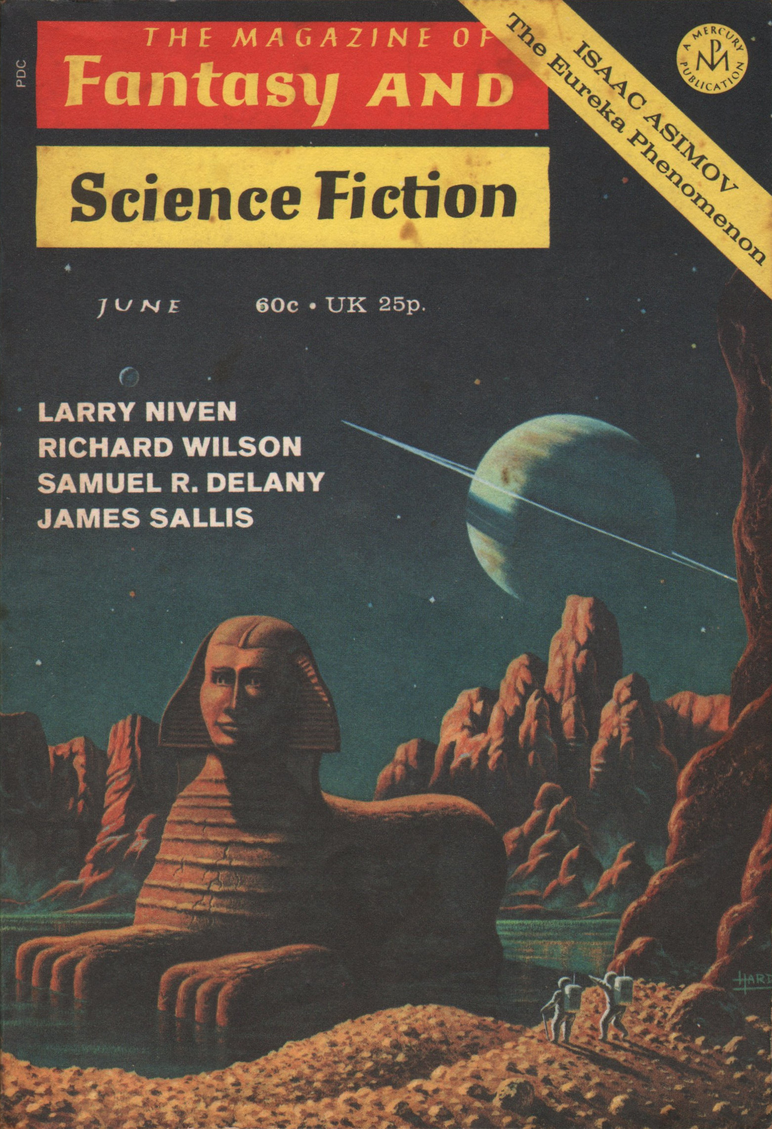 The Magazine of Fantasy and Science Fiction, June 1971 by Edward L ...