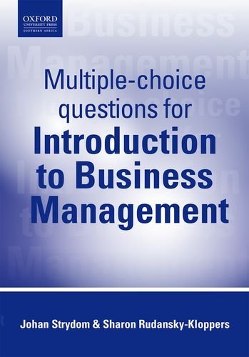 Multiple-Choice Questions for Introduction to Business Management by ...