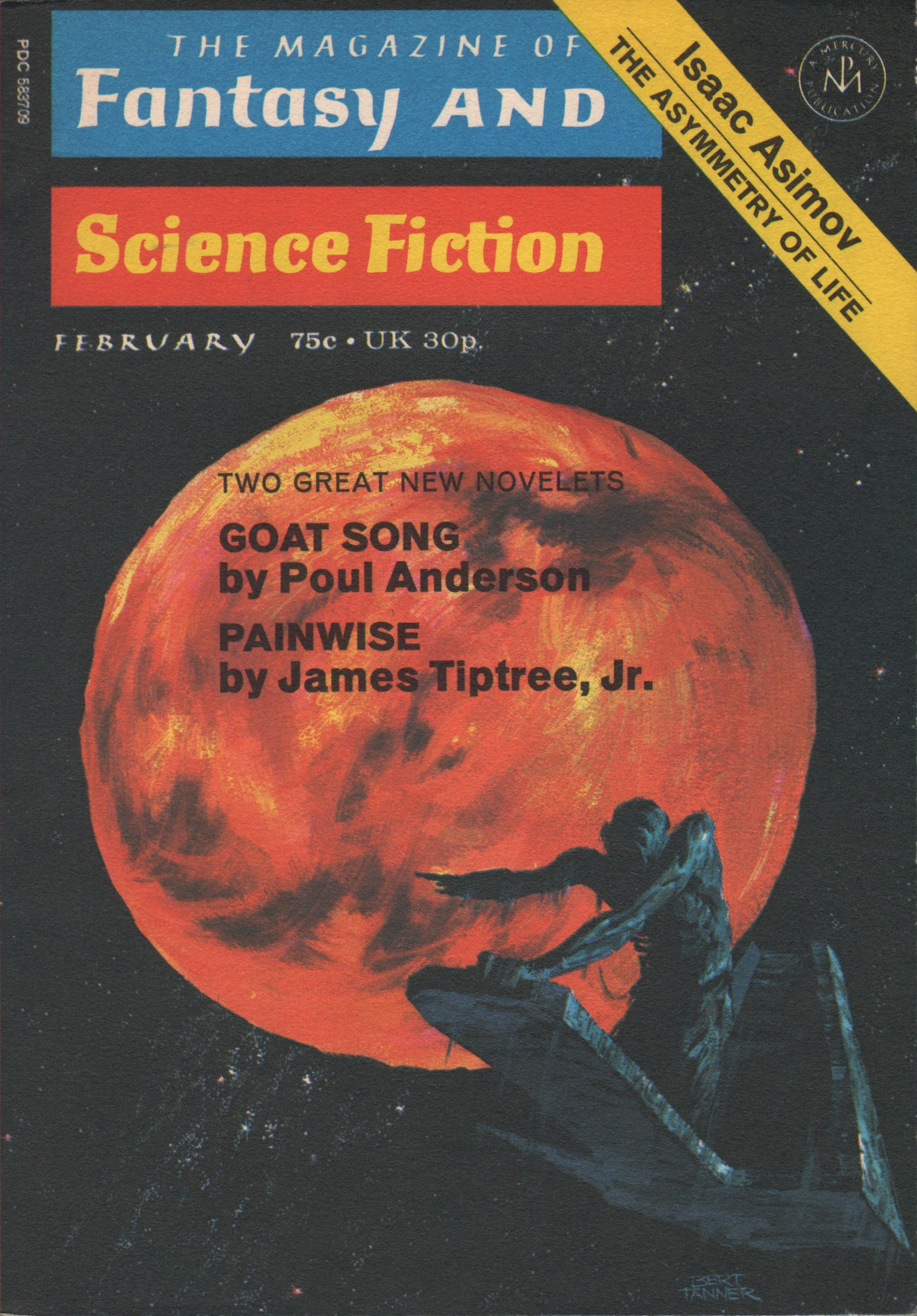 The Magazine of Fantasy and Science Fiction, February 1972 by Edward L ...