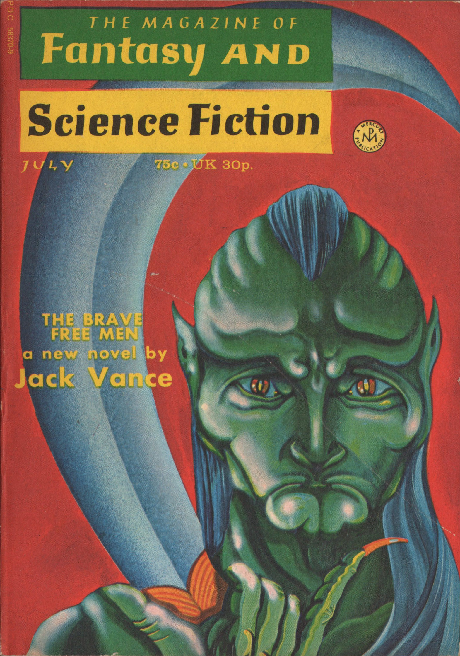 The Magazine of Fantasy and Science Fiction, July 1972 by Edward L ...