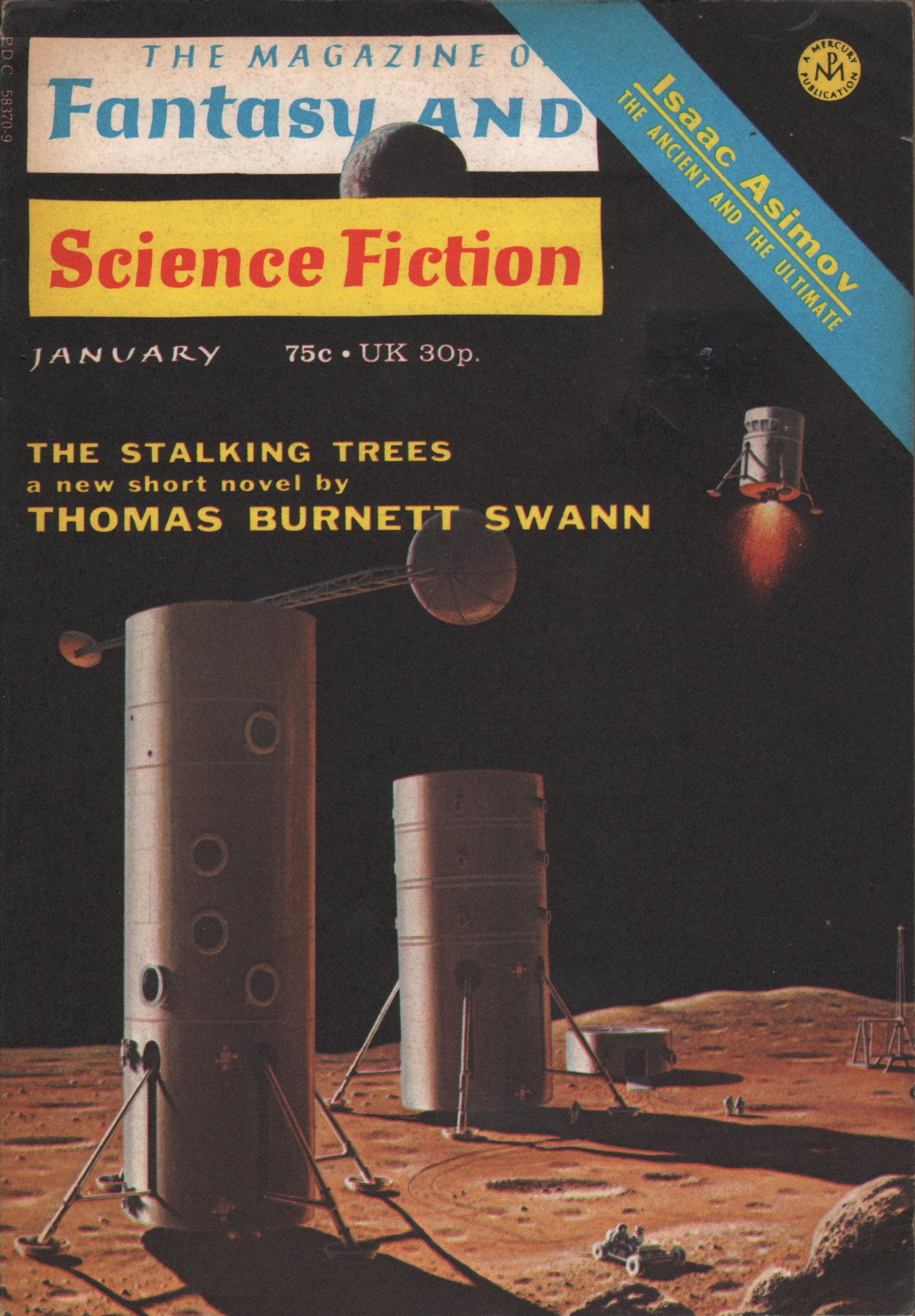 The Magazine of Fantasy and Science Fiction, January 1973 by Edward L ...