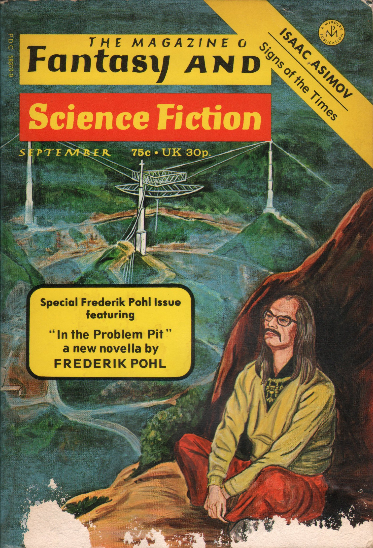 The Magazine of Fantasy and Science Fiction, September 1973 by Edward L ...