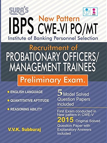 IBPS Bank PO Probationary Officers and Management Trainees Exam Book by ...