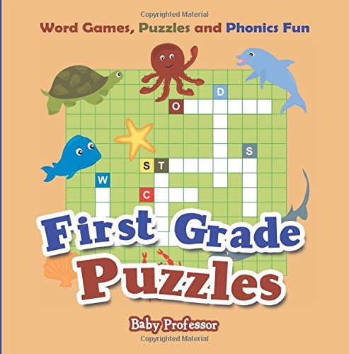 First Grade Puzzles: Word Games, Puzzles and Phonics Fun by Baby ...