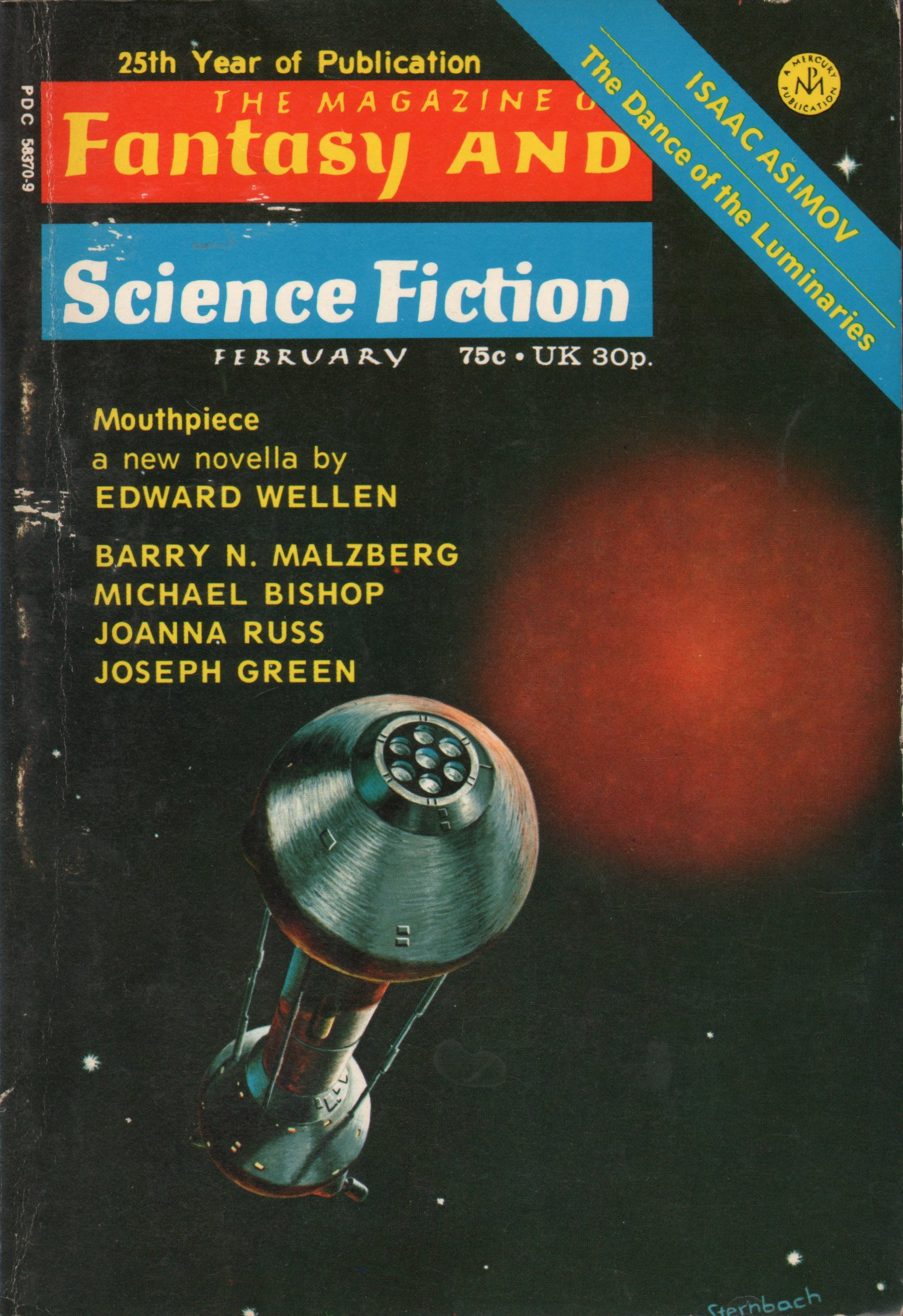 The Magazine of Fantasy and Science Fiction, February 1974 by Edward L ...