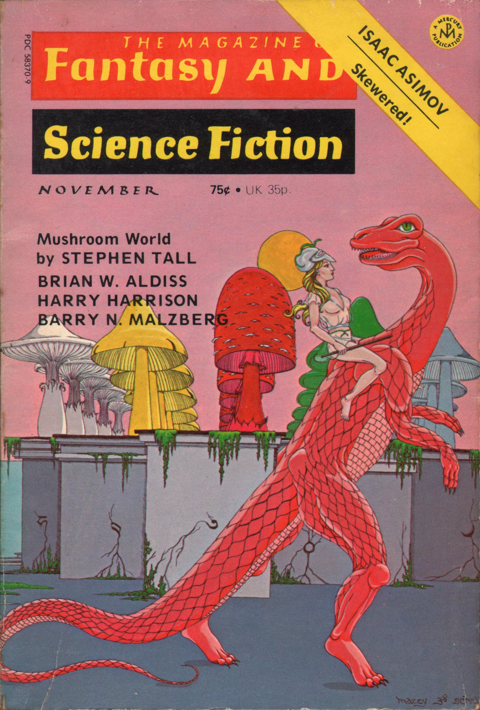The Magazine of Fantasy and Science Fiction, November 1974 by Edward L ...