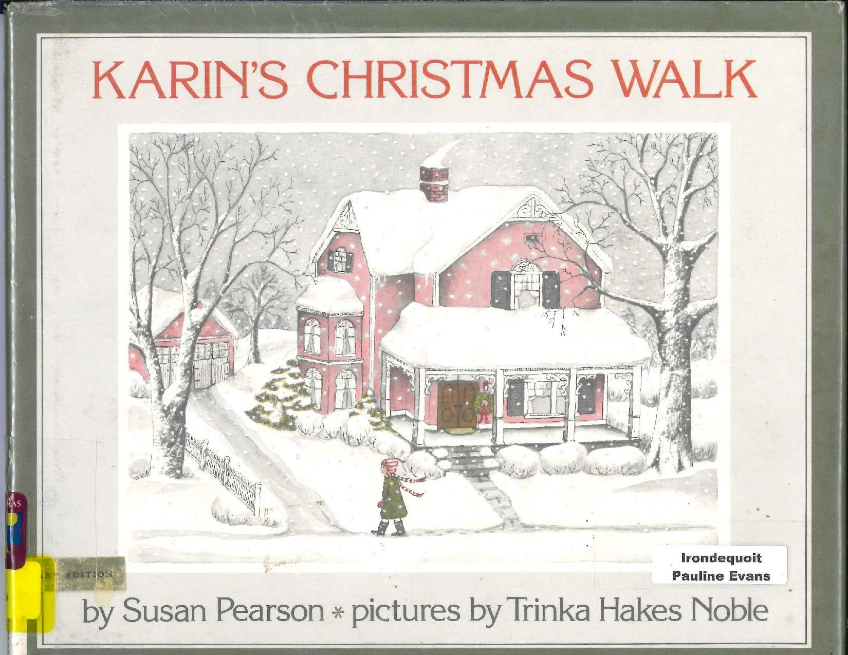Karin's Christmas Walk by Susan Pearson | Goodreads