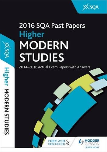 Higher Modern Studies 2016-17 SQA Past Papers with Answers by SQA ...