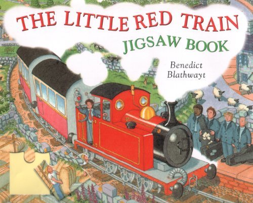 The Little Red Train Jigsaw Book by Color Illustrated & Written ...