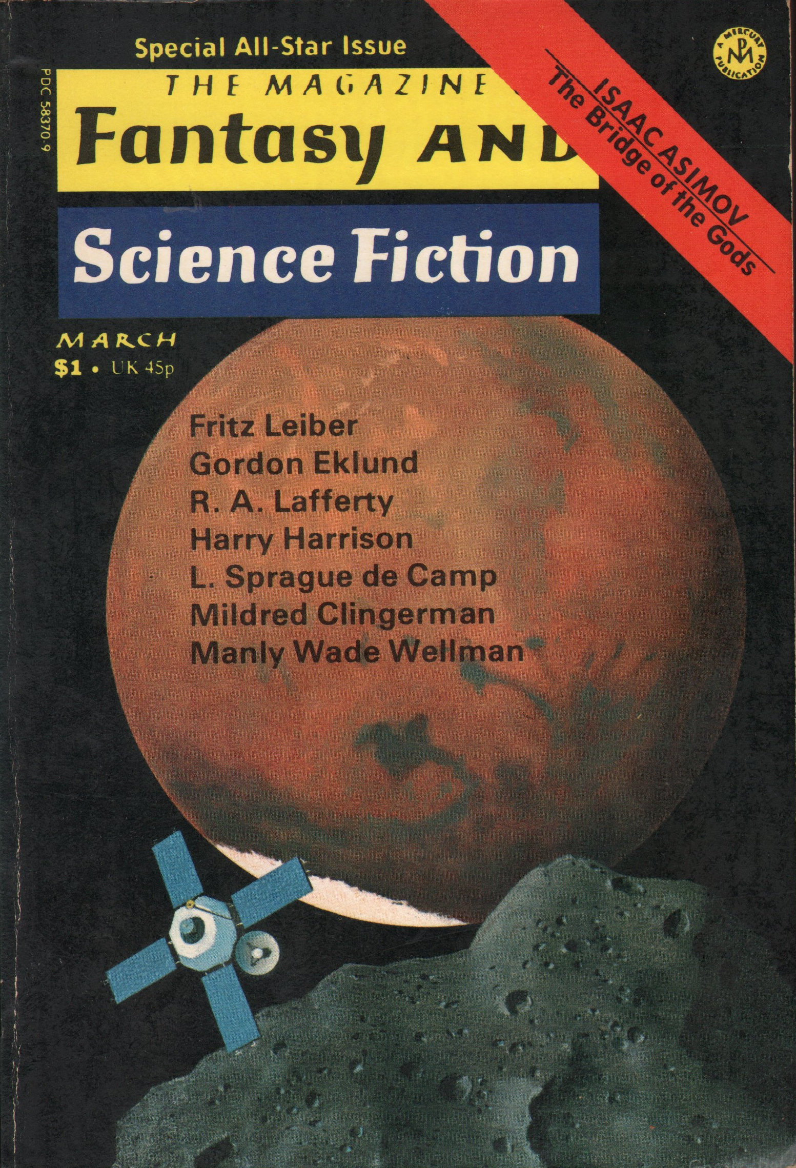 The Magazine of Fantasy and Science Fiction, March 1975 by Edward L ...