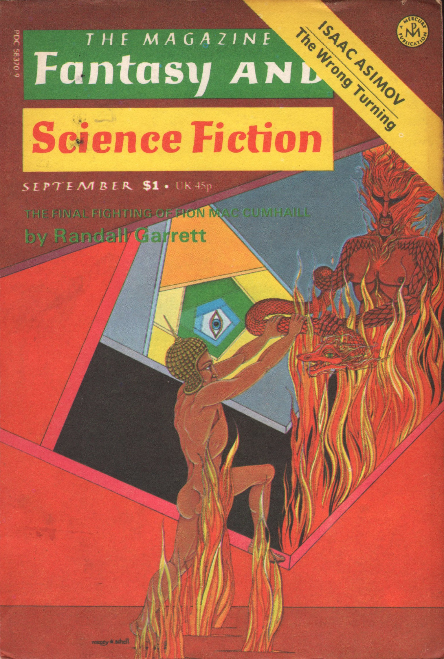 The Magazine of Fantasy and Science Fiction, September 1975 by Edward L ...