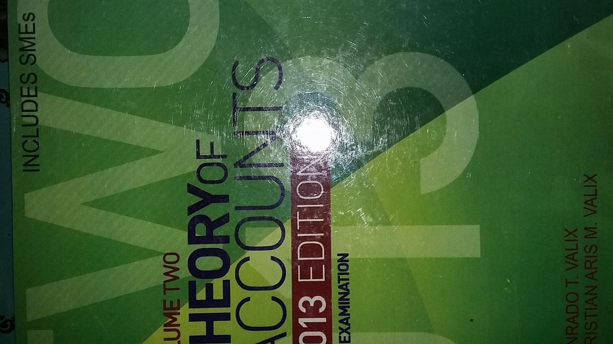 Theory of Accounts Volume Two (Includes SMEs) by Conrado T. Valix ...