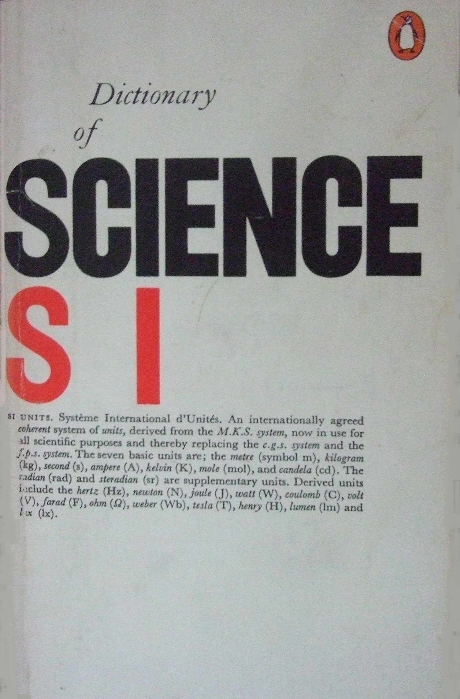 The Penguin Dictionary of Science by E.B. Uvarov | Goodreads