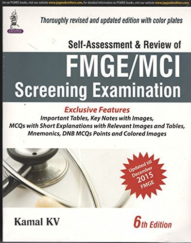 Self-Assessment & Review of FMGE/MCI Screening Examination by Kamal KV ...
