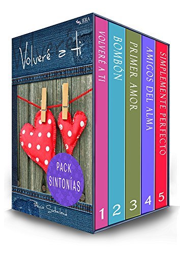 Pack Sintonías. Cinco novelas románticas (Volveré a ti #0, Bombón #1, Primer amor #2, Amigos del ...