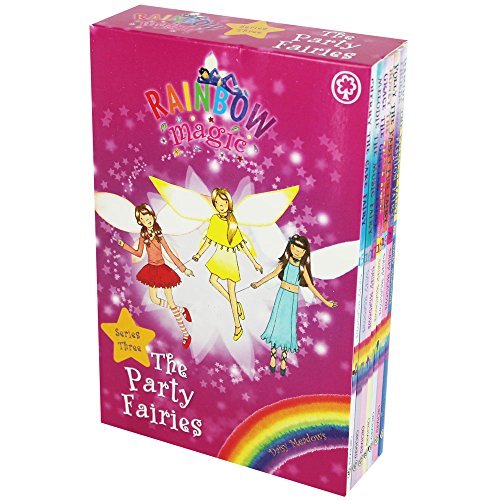 Rainbow Magic Series 3 The Party Fairies Collection 7 Books Box Set by ...