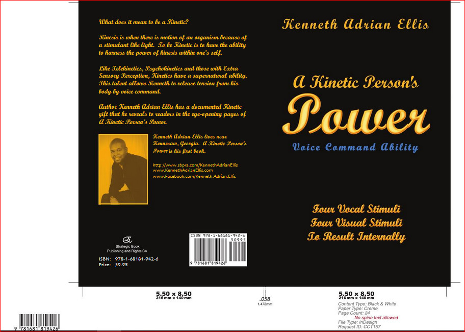A Kinetic Person's Power / Voice Command Ability by Kenneth Adrian ...