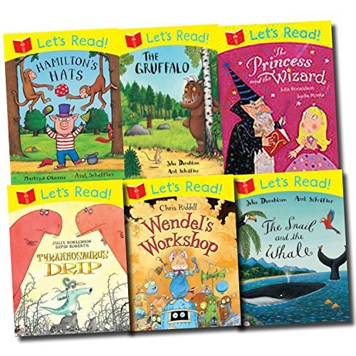 The Gruffalo Let's Read! 6 Books Collection Set by Julia Donaldson ...