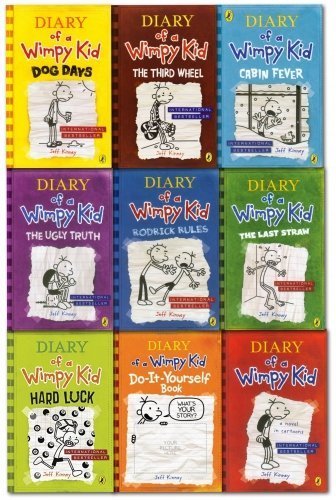 Jeff Kinney Diary of a Wimpy Kid Collection 6 Books Set by Jeff Kinney ...