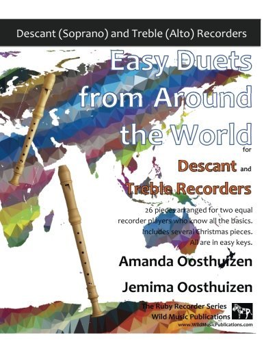 Easy Duets from Around the World for Descant and Treble Recorders: 26 ...