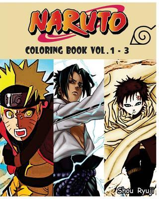 Naruto: Coloring Book: Series (Vol.1 - 3): cartoon coloring by Shou ...