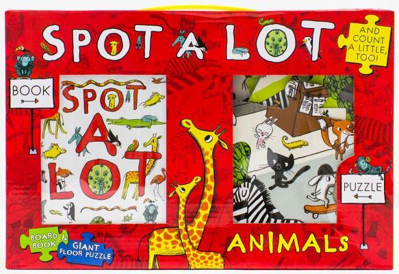 Spot A Lot Animals Book and 20 Piece Jigsaw Puzzle by Parragon Books ...
