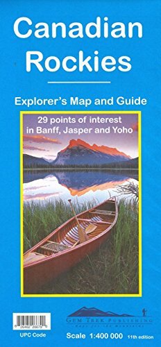 Canadian Rockies Map | Gem Trek Maps by Gem Trek Maps | Goodreads