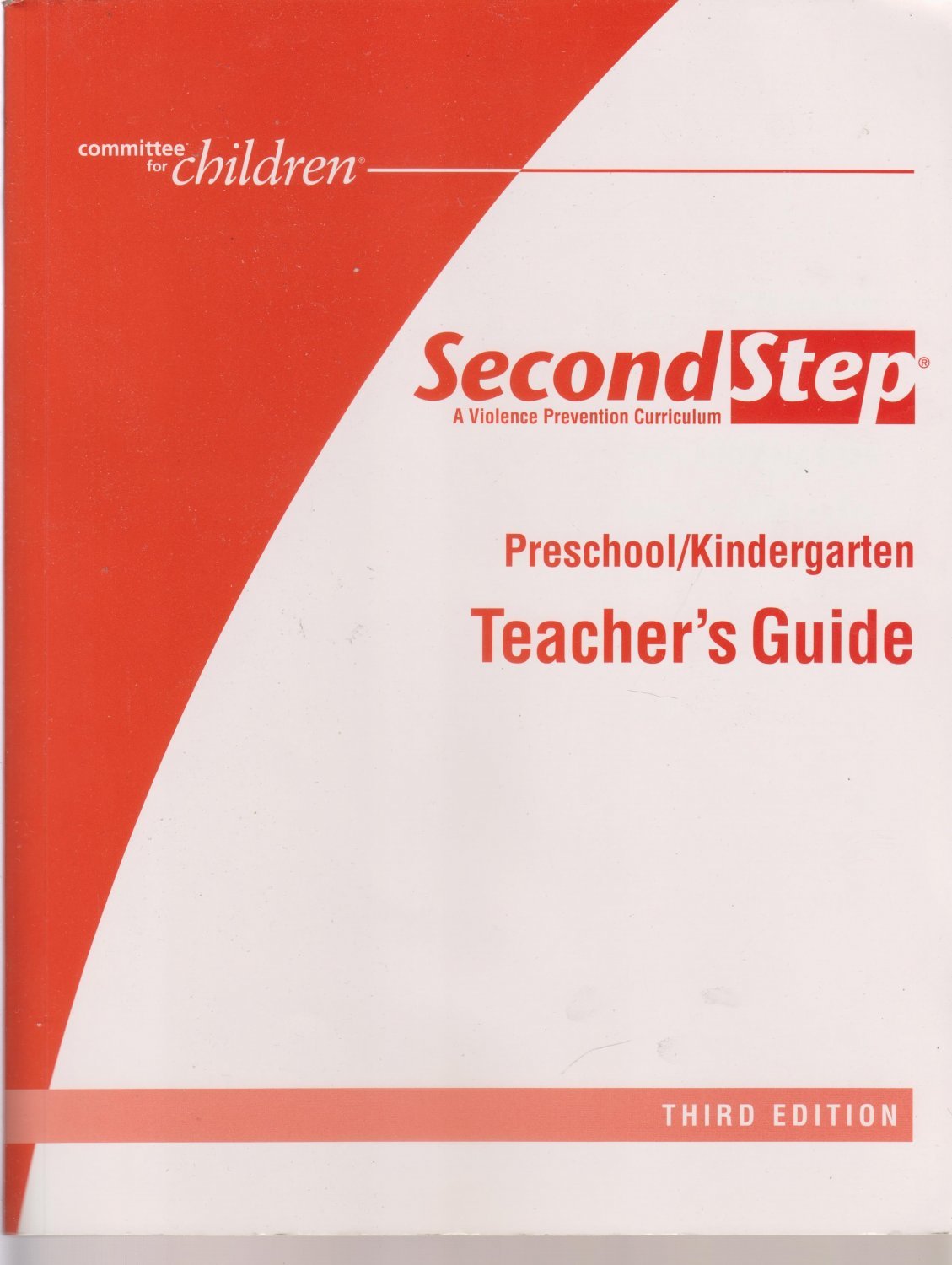 Kindergarten Second Step: Teaching Materials by Committee for Children ...