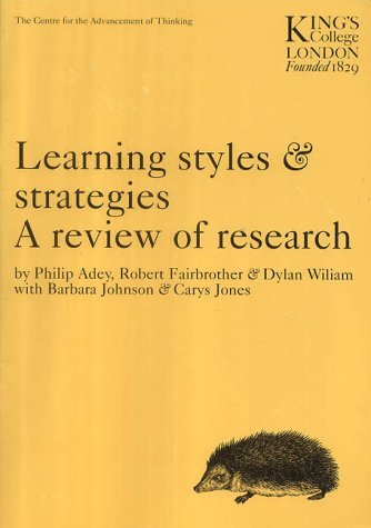 Learning Styles & Strategies by Philip Adey | Goodreads