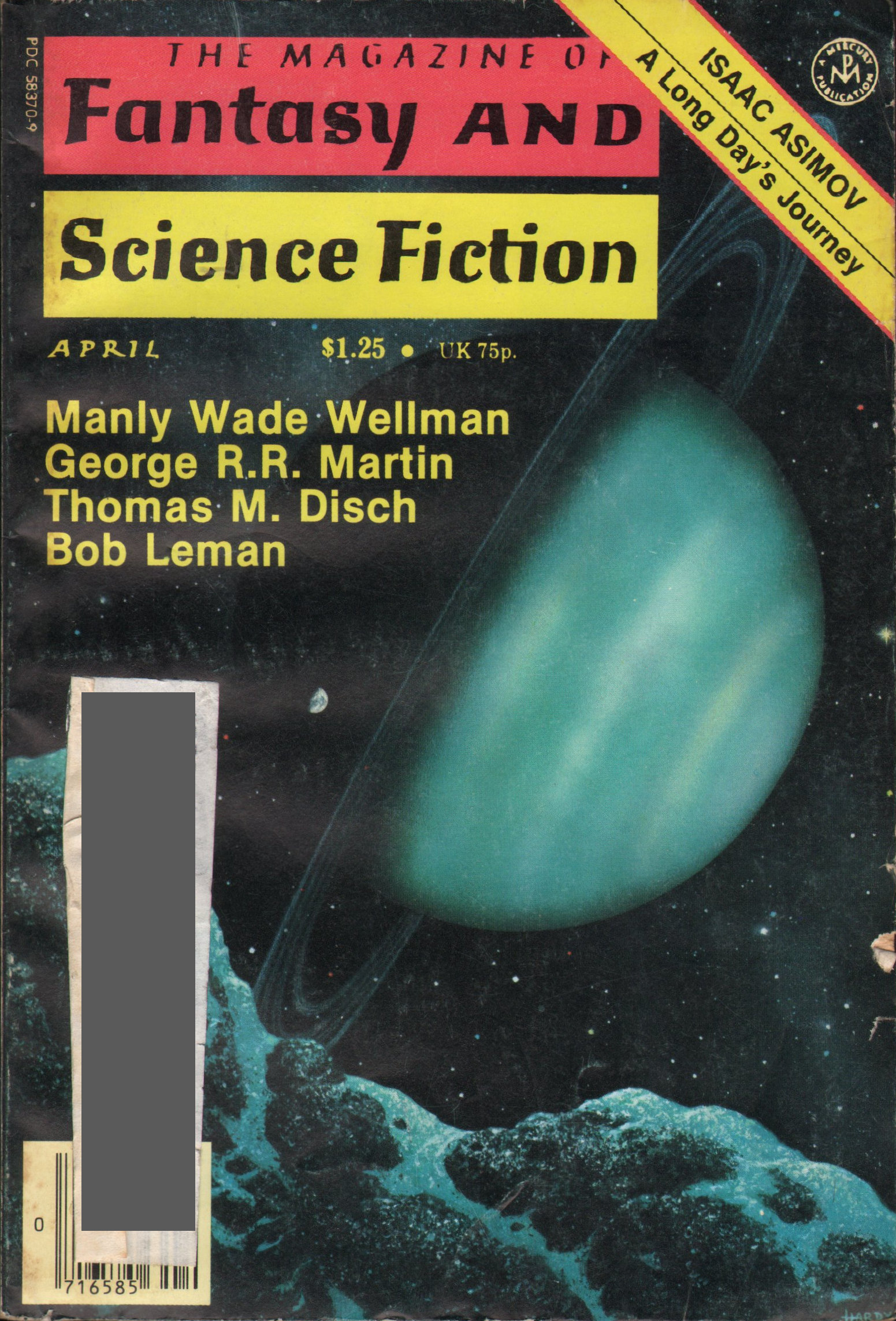 The Magazine of Fantasy and Science Fiction, April 1979 by Edward L ...